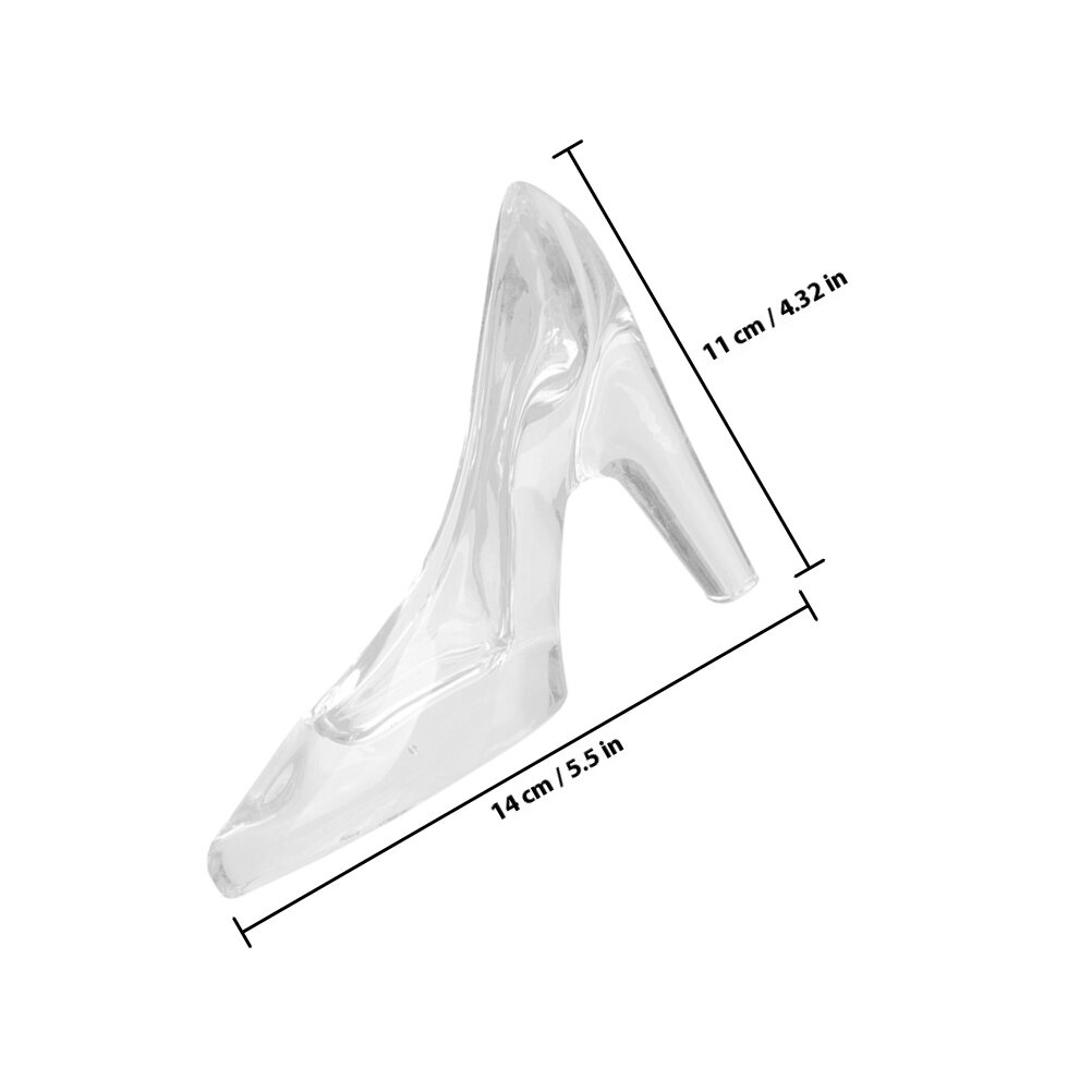 2 Штуки Элегантное Украшение В Виде Туфель Изделие Из Акрила Статуэтка Принцессы 14.00X11.00X5.00Cm