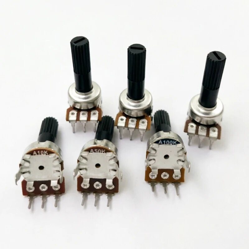 2 шт. вертикальные монопотенциометры RK1212N ABS A10K