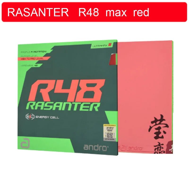 Andro Rasanter R45 47 50 C45 48 Energy Cell накладка для настольного тенниса