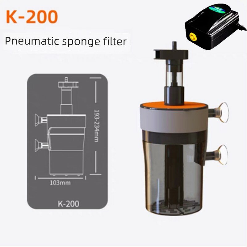 Water Sprite K200 с 3Вт воздушным насосом и аксессуарами для аквариума