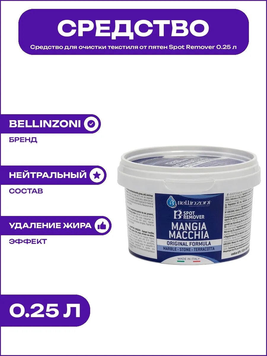 Средство для удаления жирных пятен Spot Remover объем 0.25 л