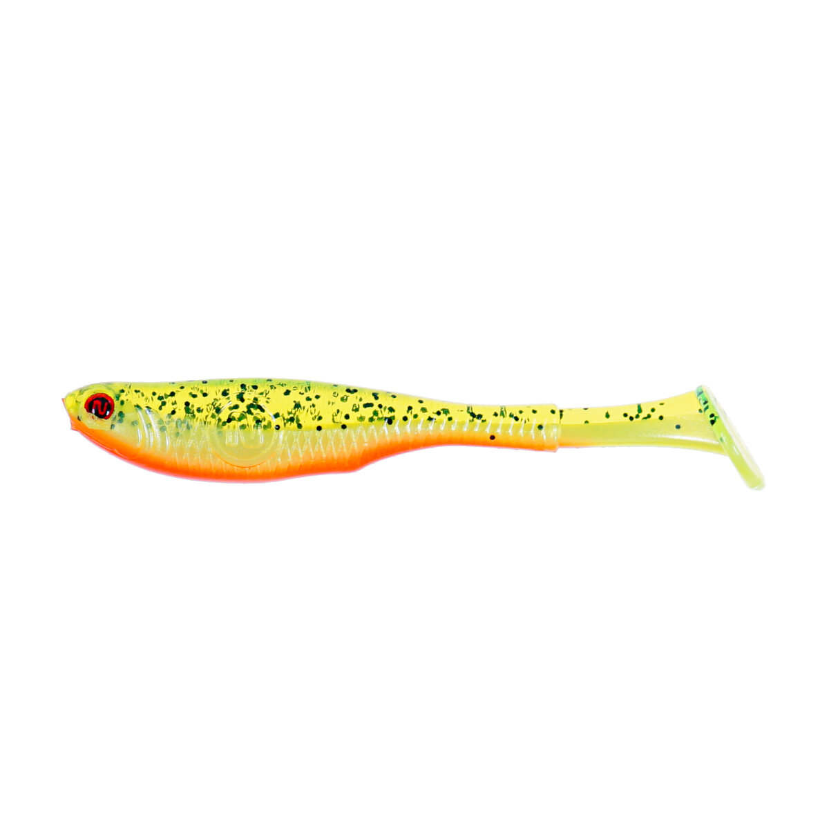Виброхвосты Narval Mini Shad 10см цвет 015 (Pepper, Lemon) (5шт)