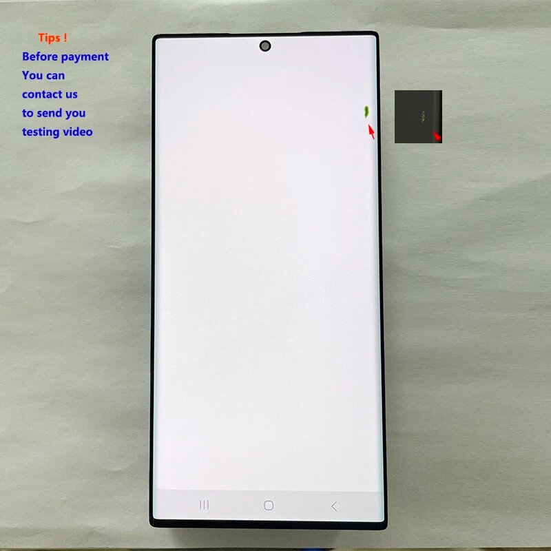 SUPER AMOLED S908 ЖК-дисплей для Samsung S22 Ultra 5G S908B S908U дисплей сенсорный 373--Black Frame