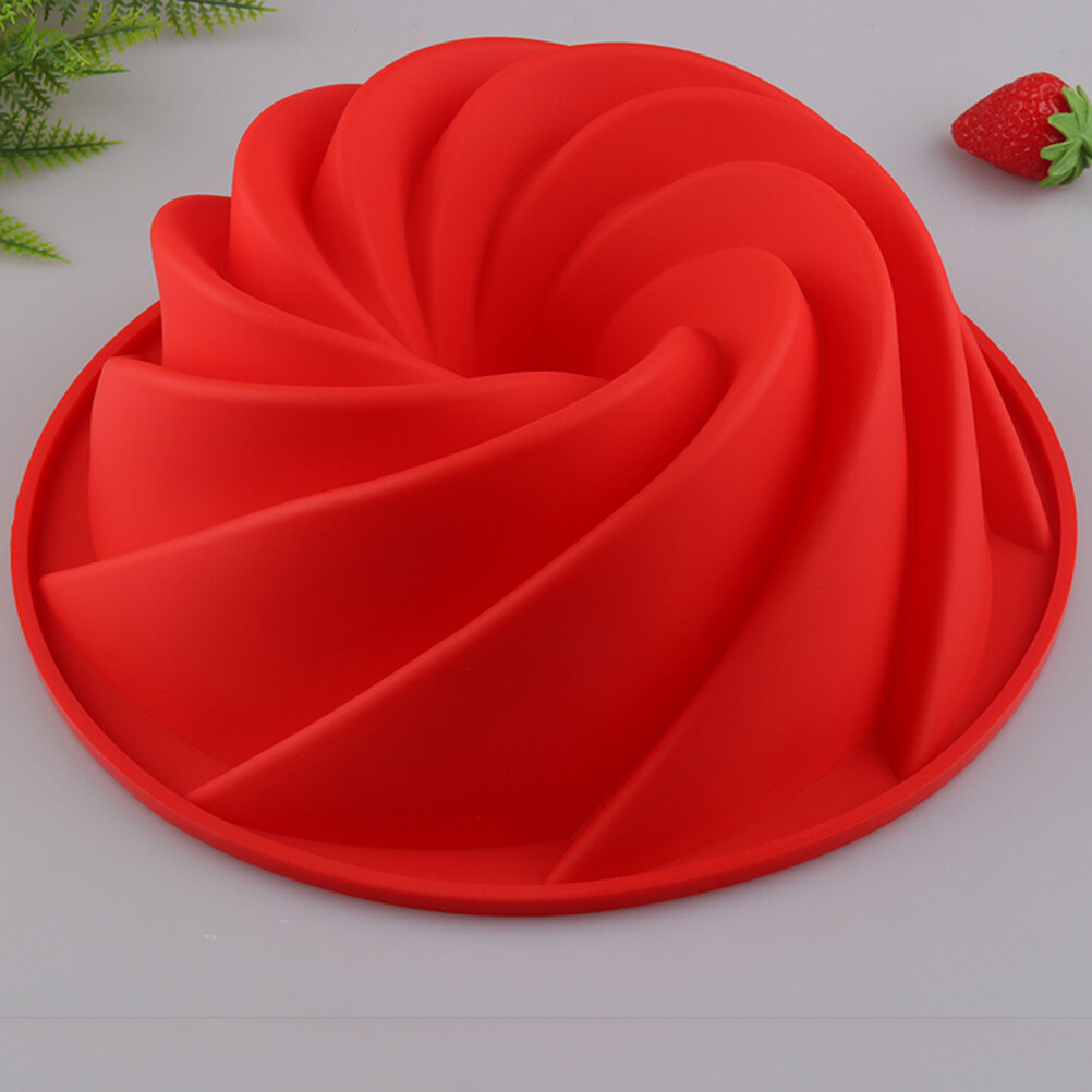 Силиконовая Форма Для Выпекания Красного Цвета 24X24X9Cm Идеальная Для Торта Желе И Шоколада