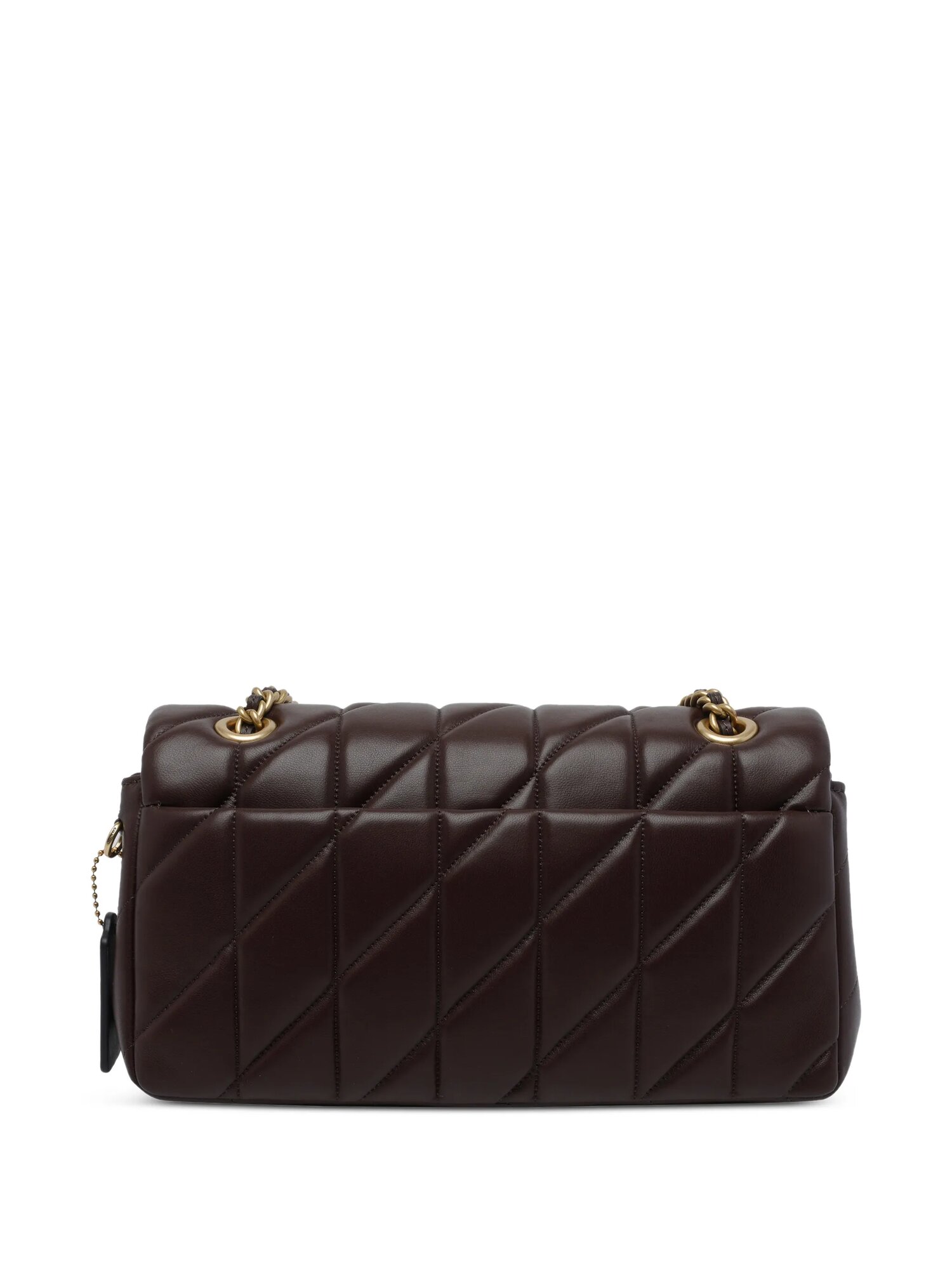 Сумка Coach Tabby quilted leather shoulder bag, коричневый — фото 1