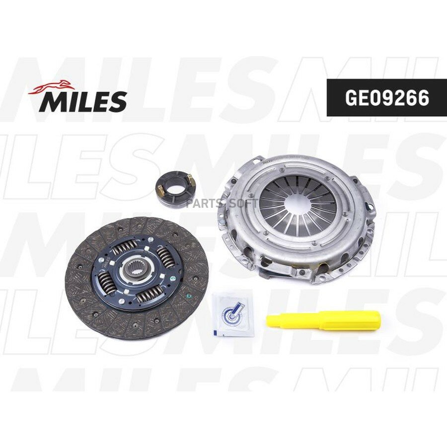 Сцепление комплект HYUNDAI I20/I30/SOLARIS/KIA CEED 1.4MPI 15- (Sachs 3000951489) GE09266 от официального дистрибьютора, MILES, артикул GE09266
