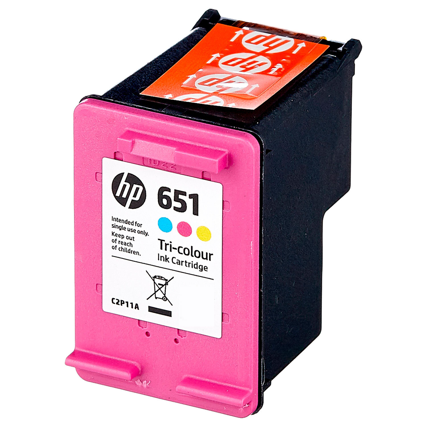 Картридж струйный HP (С2P11AE) Ink Advantage 5575/5645/OfficeJet 202, №651, цветной, оригинальный, ресурс 300 стр, C2P11AE