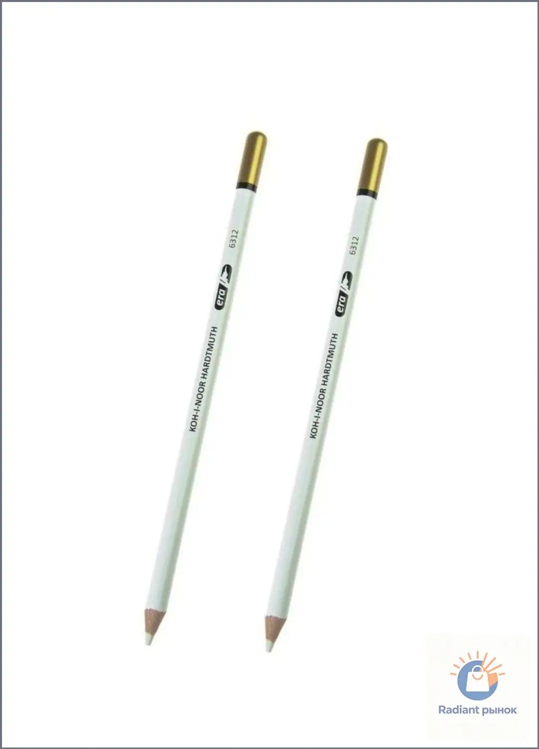 Ластик-карандаш Koh-I-Noor 6312 мягкий 2 штуки