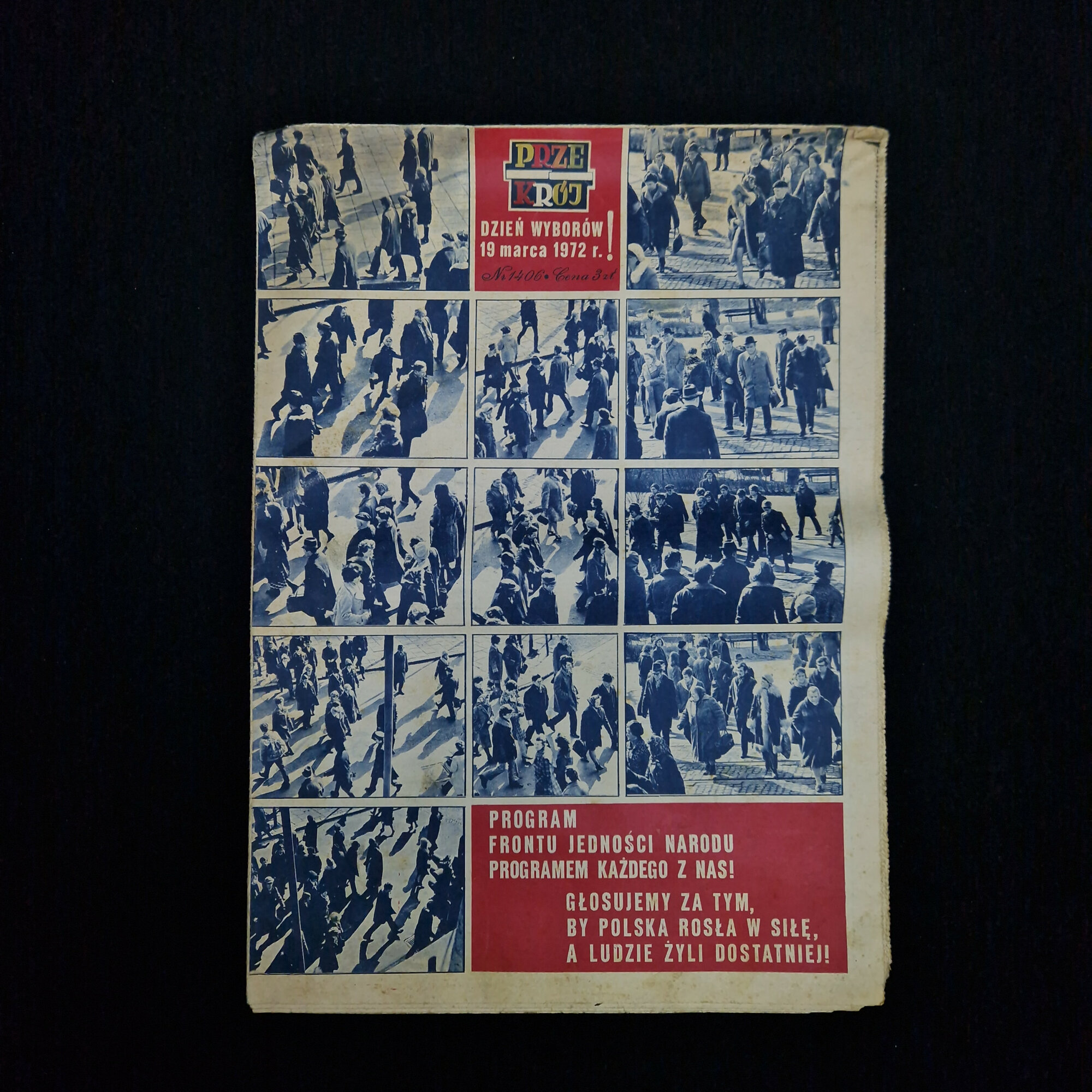 Журнал винтажный, СССР. Польское иллюстрированное издание Przekrój, март 1972 года