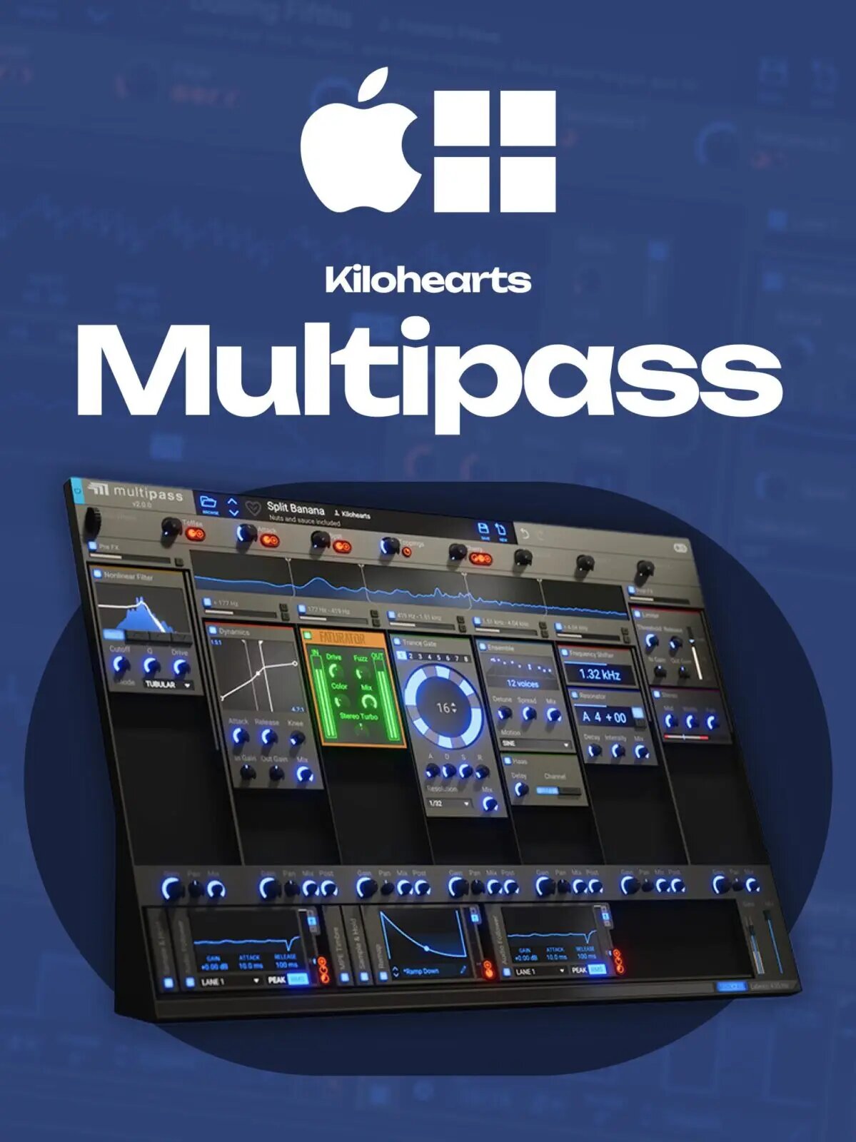 Kilohearts Multipass (Лицензионная активация, бессрочно) для Windows & macOS