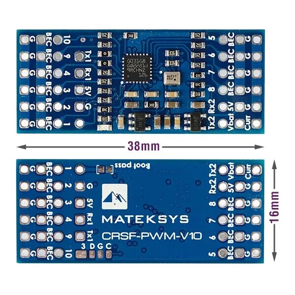 MATEK Mateksys CRSF-PWM-V10 Преобразователь CRSF