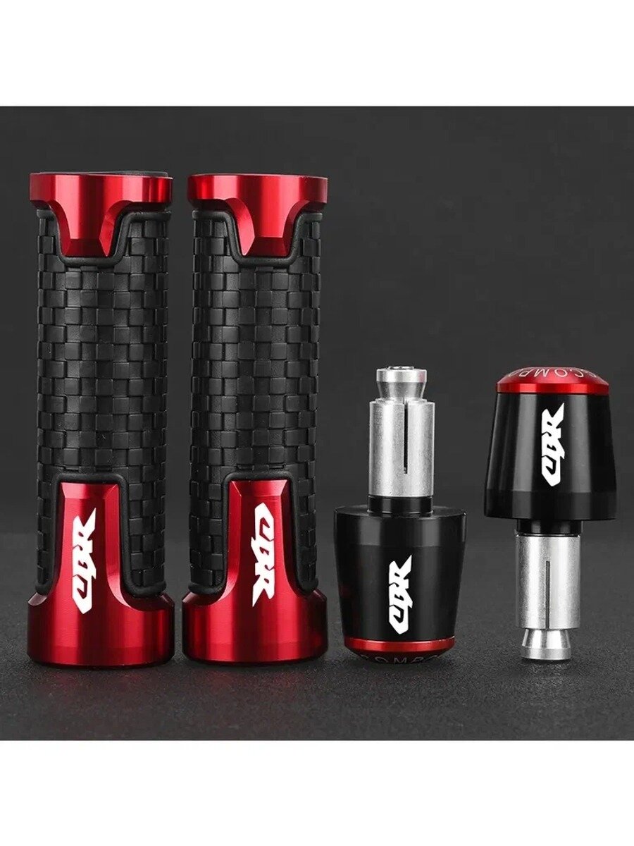 Грипсы на руль 22 мм и заглушки для Honda CBR600RR 1000RR CBR954RR 900RR CBR250R