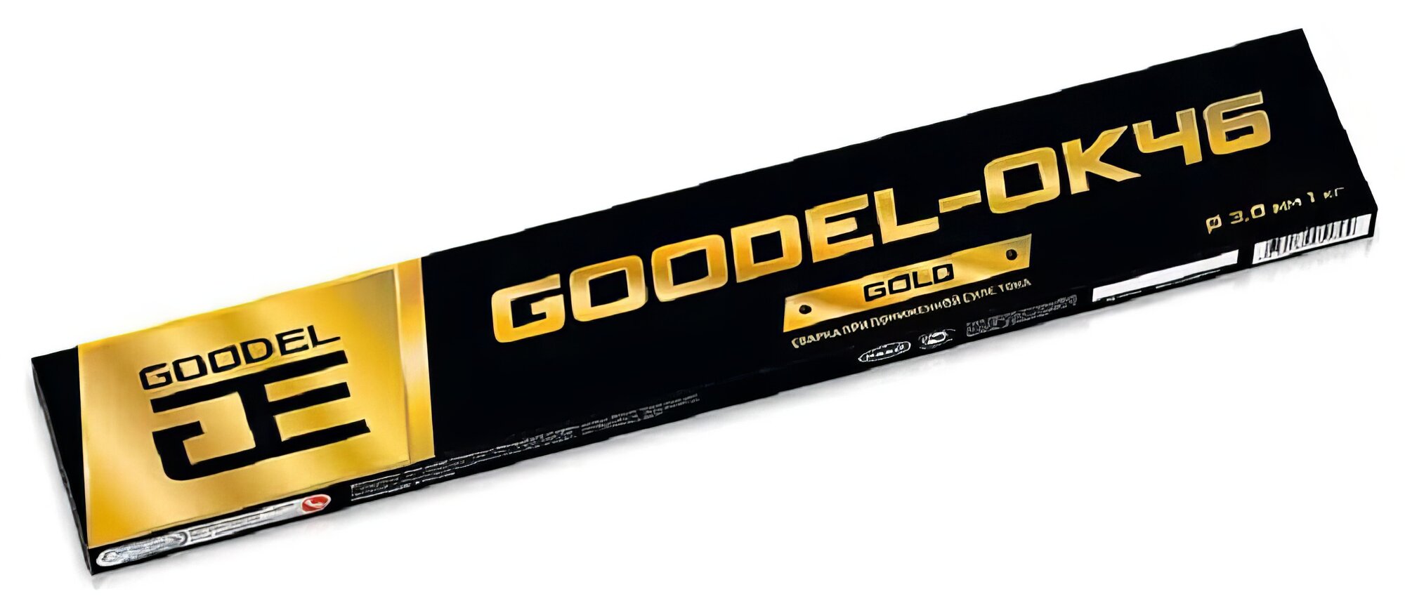 Электроды сварочные ОК-46 GOLD 3х350 мм, 1 кг GOODEL 23323