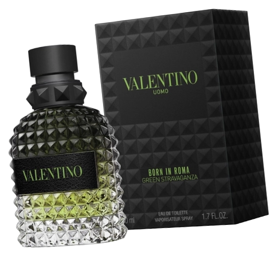 Valentino Uomo Born In Roma Green Stravaganza мужская туалетная вода 50 мл флакон