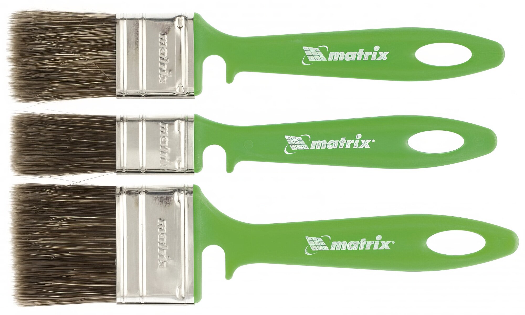 Набор кистей Работы по дереву 25мм, 35мм, 50мм MATRIX Color Line 83379
