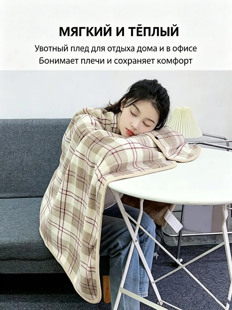 Палантин  для женщин,25х20 см, светло-серый — фото 1