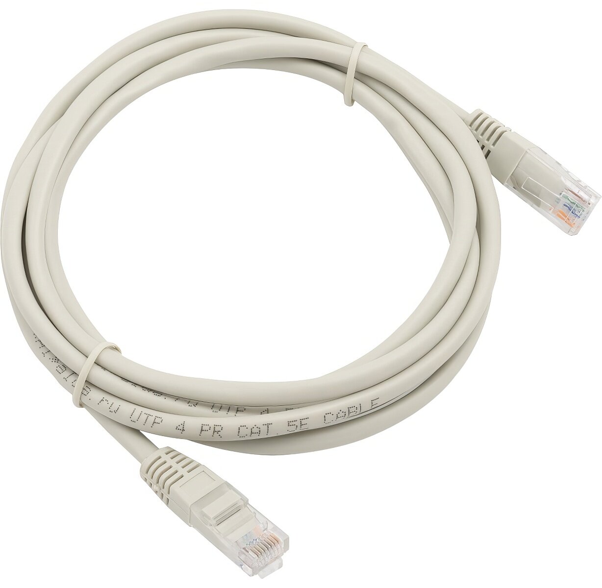 Кабель патч-корд A1 2 м, U/UTP, 5e, медь, серый A1-LCU5E-C-2M