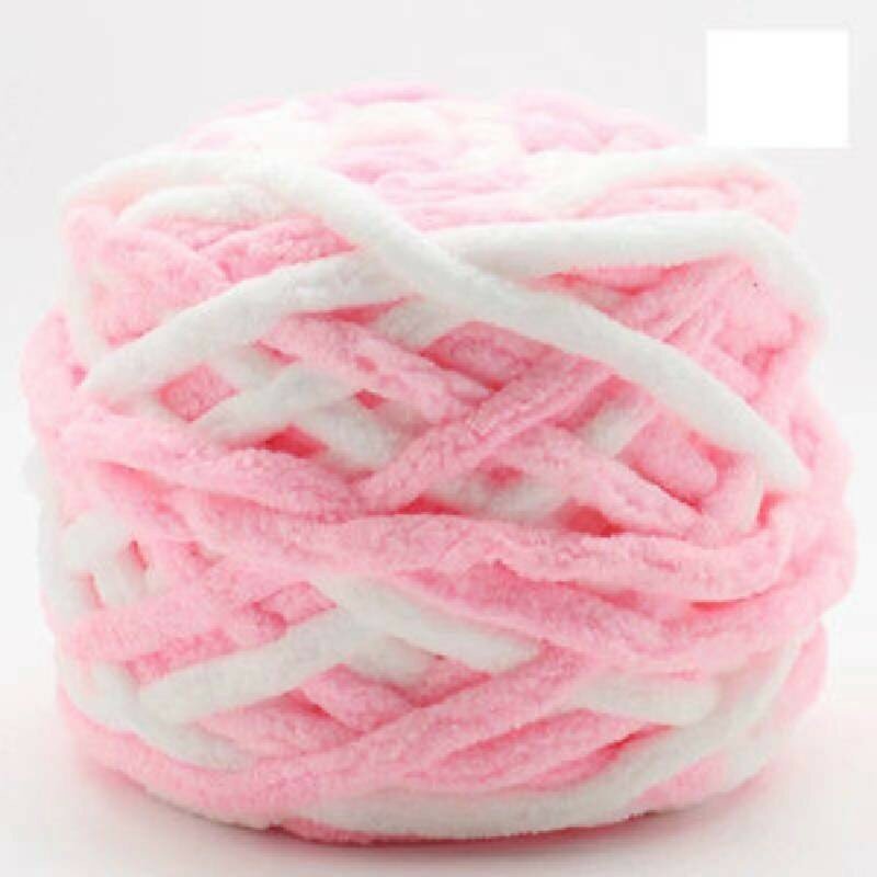 Пряжа для вязания wool brand cozy accessories and thick apparel with high durability pink white