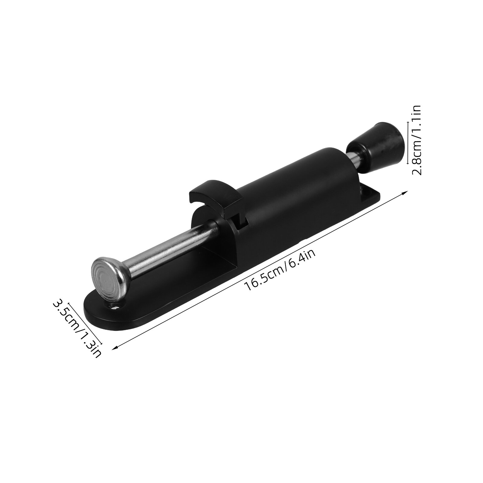 Универсальный дверной стопор с лёгкой установкой, 16.50x3.50x2.80 см, для различных типов дверей