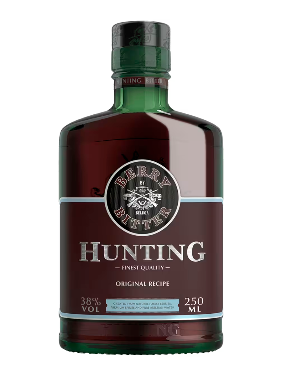 Ликер Beluga "Hunting Berry Bitter", ягодный, биттер, 0,25 л, 38%