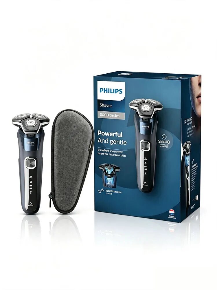 Philips Электробритва PHPS5832/01-BK, темно-синий