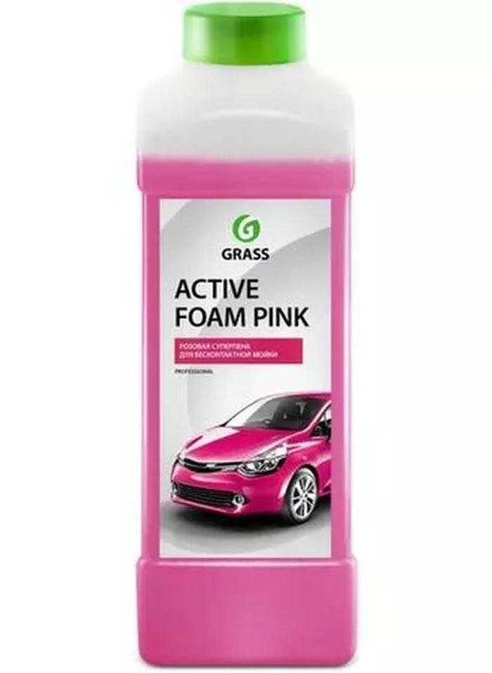 Автошампунь для бесконтактной мойки 1000 мл, Active Foam Pink GRASS 113120