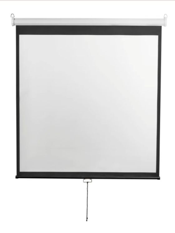 Экран настенный (Optimal-D, формат 1:1, 112", 206x209, рабочая поверхность 200x200, MW) (DSOD-1105)