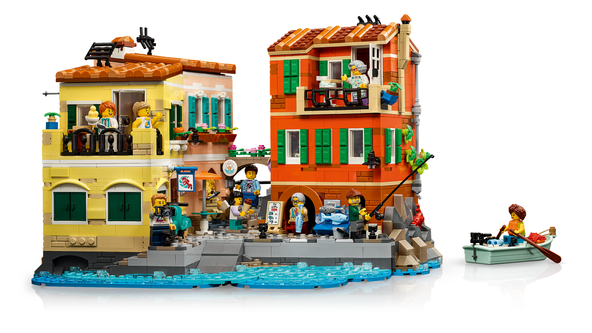 Конструктор LEGO Ideas 21359 Итальянская Ривьера: рыбацкая деревня