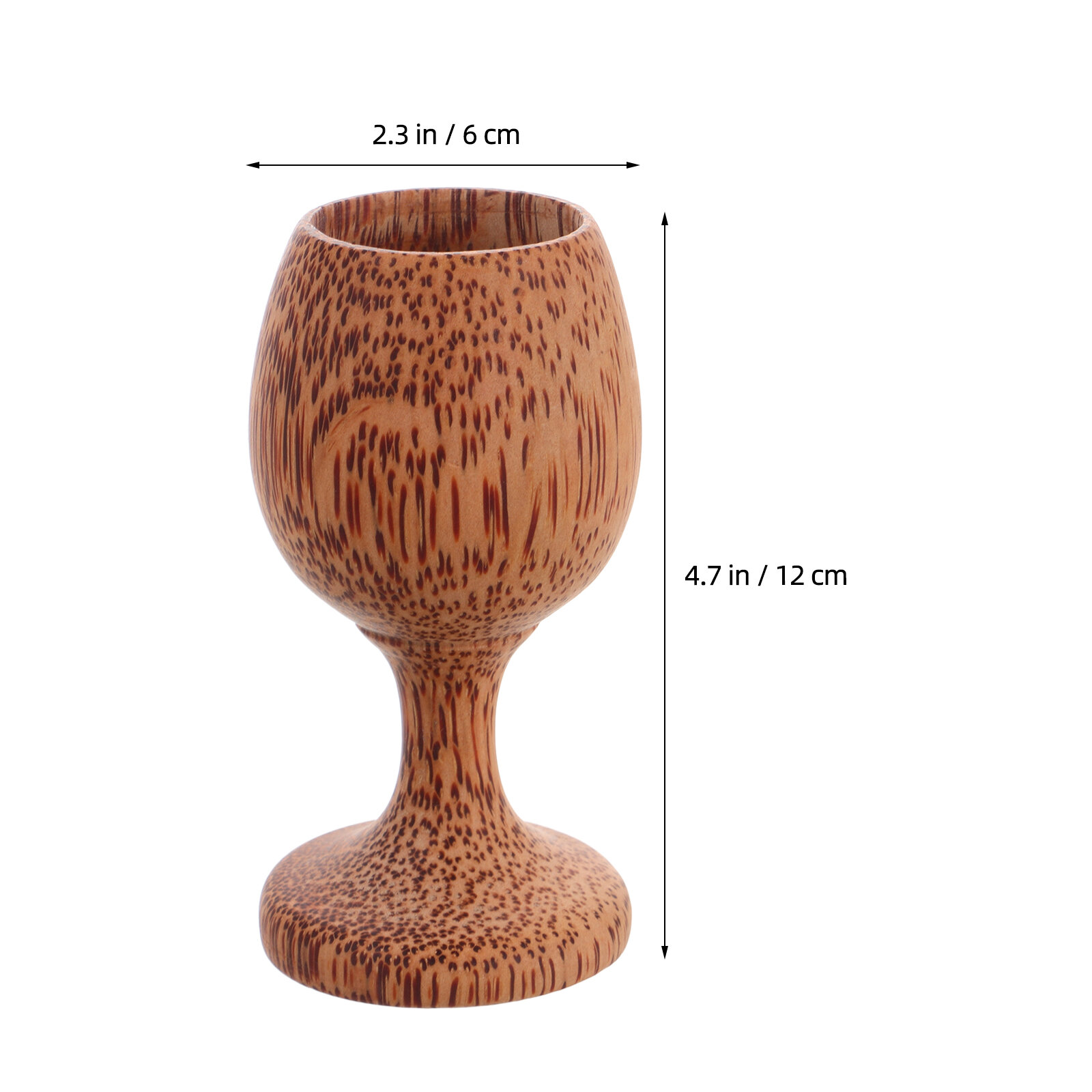 Деревянный Кубок Из Коconut Древесины Для Вина И Чая 12.00X6.00X6.00Cm