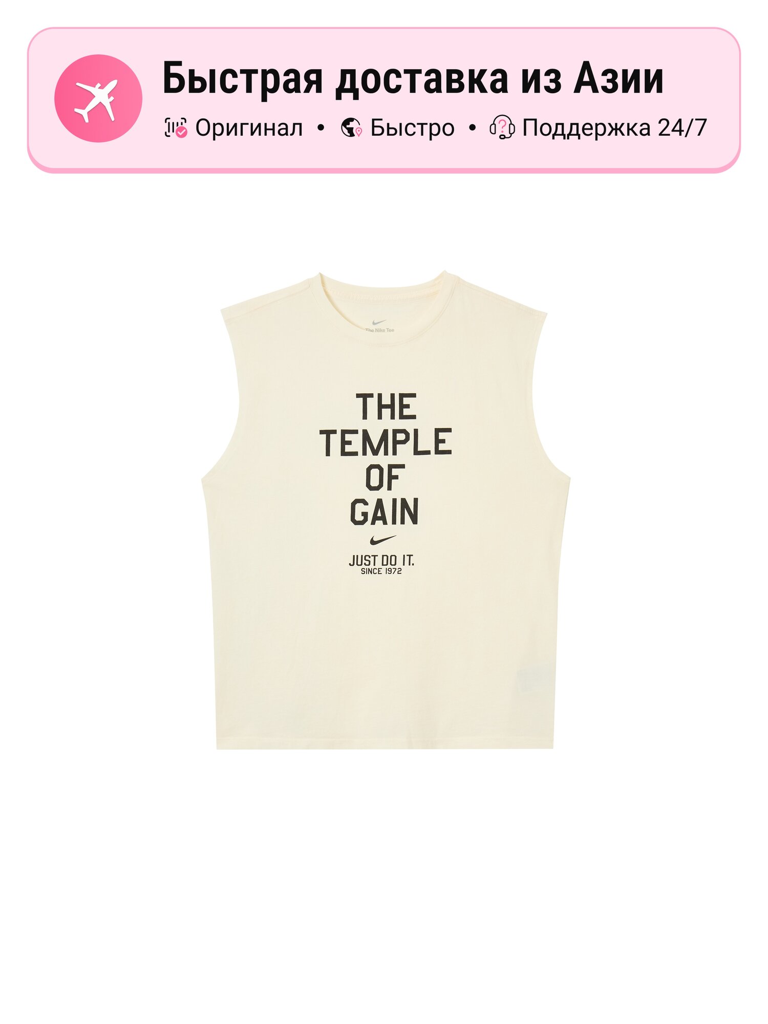 Футболка NIKE The Temple Of Gain