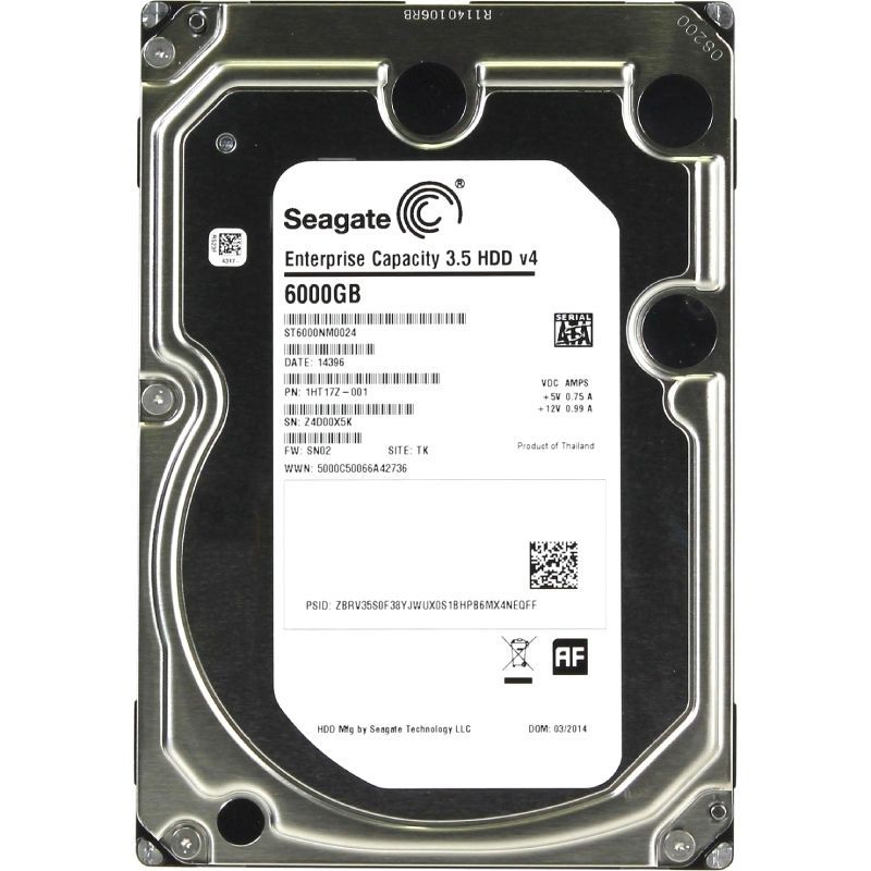 6 ТБ Жесткий диск Seagate Enterprise Capacity ST6000NM0024