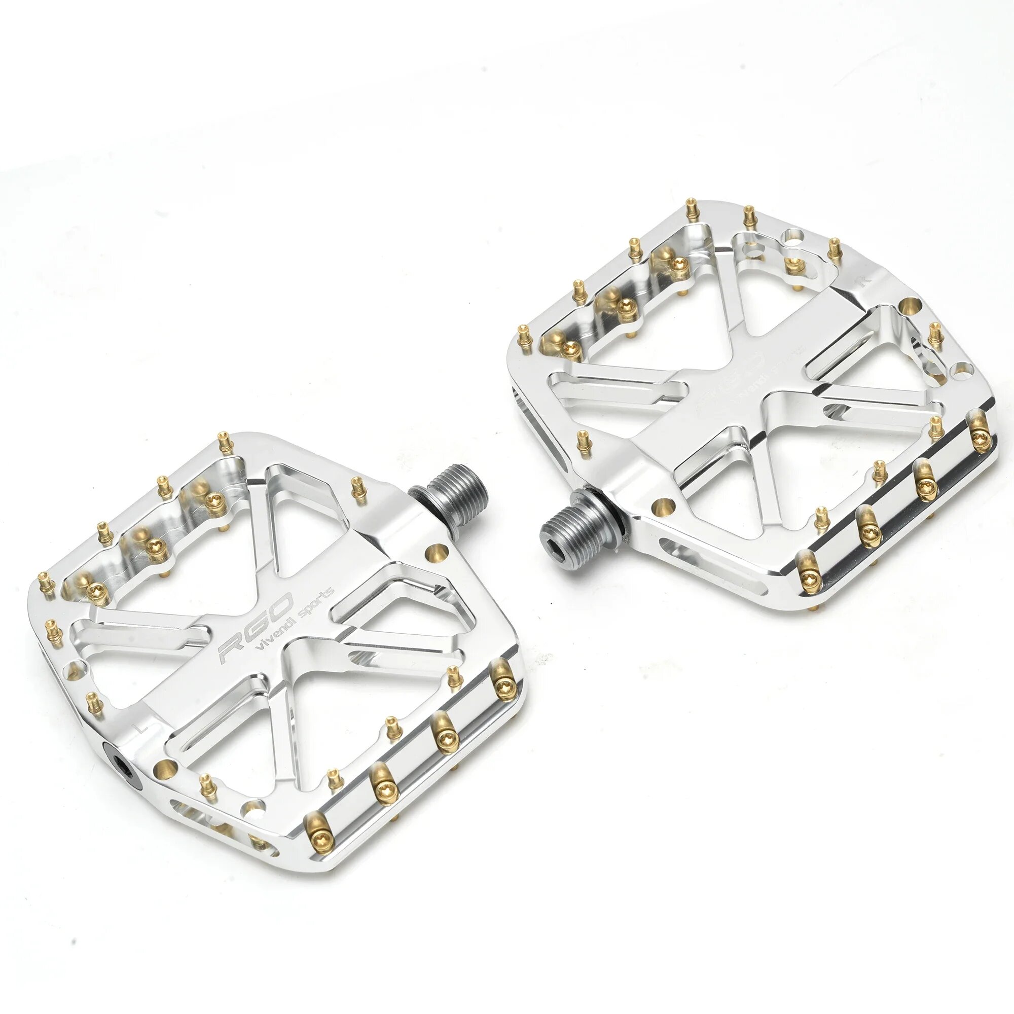 Педали GOLDIX RGO XC12 из алюминия Silver