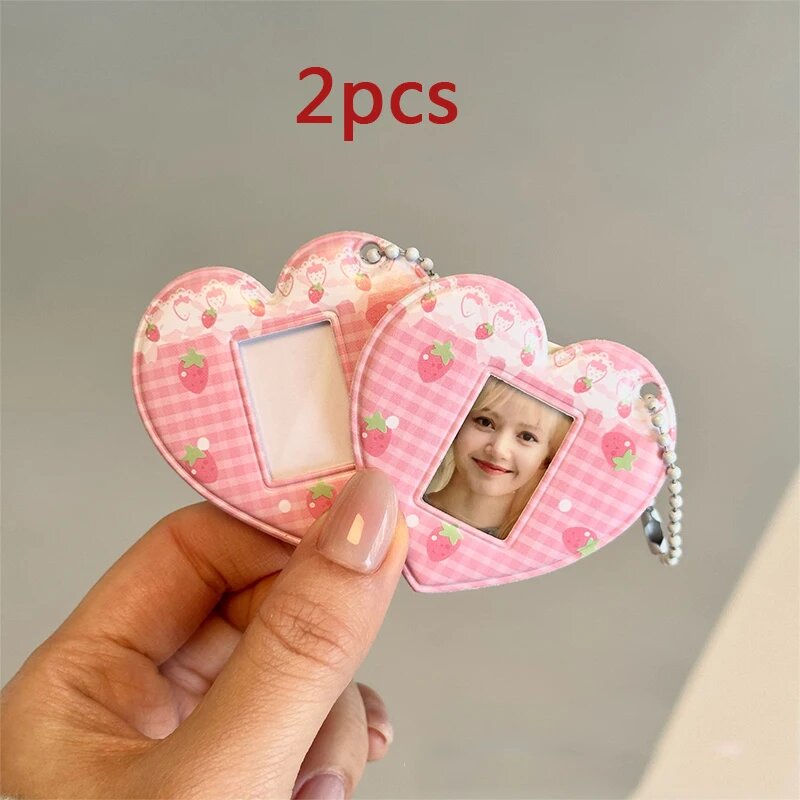 Фотоальбом брелок корейский стиль 1 дюйм 2pcs-strawberry
