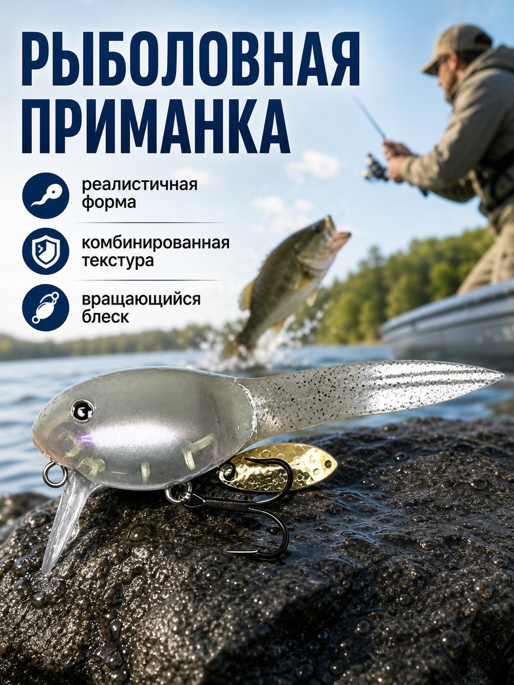 Мягких Приманок Для Имитации Головастика