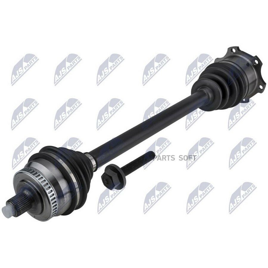 Полуось AUD A4 1.8T,1.9TDI 95-, VW PASS 1.8T,2.3VR5,1.9TDI 96-, SKD SUPERB I 1.8T/FRONT, RIGHT, MTM/ от официального дистрибьютора, NTY, артикул NPWAU097