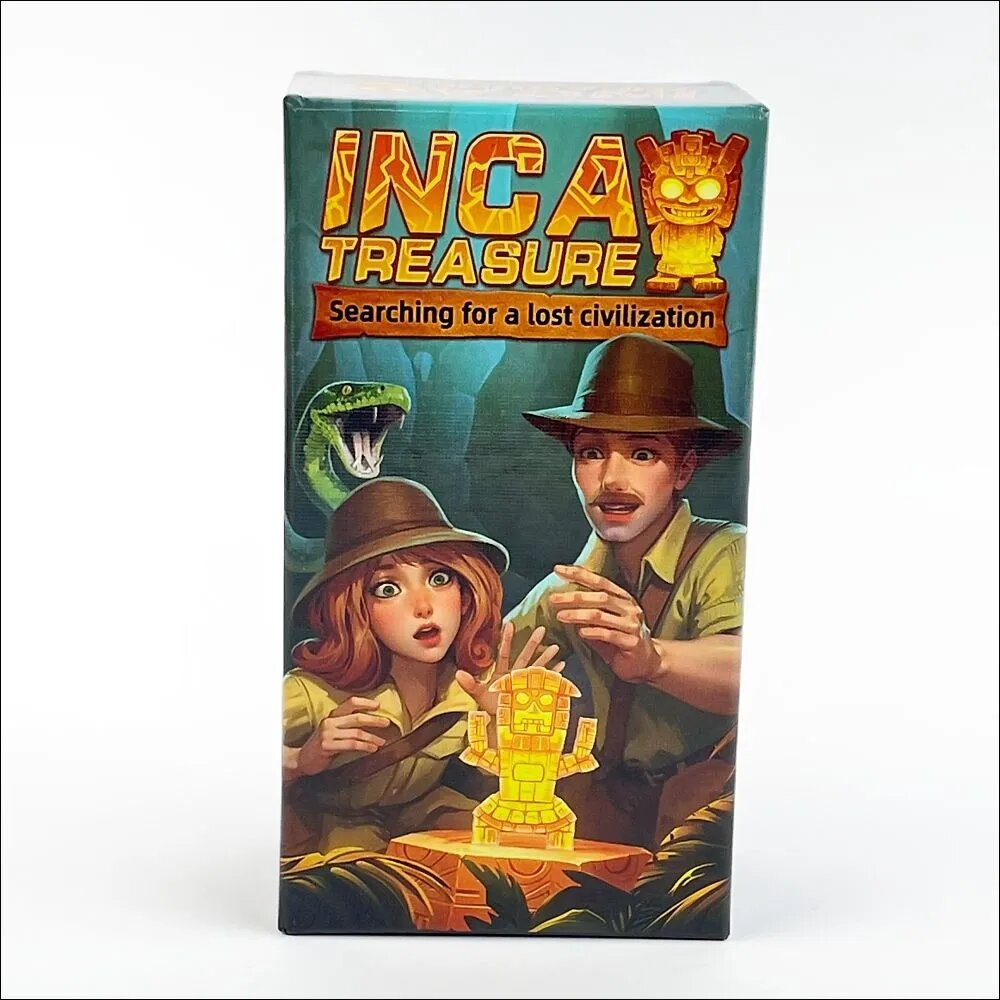 Incan Treasure Quest: стратегическая настольная игра для 3-8 игроков, идеально подходящая для вечеринок