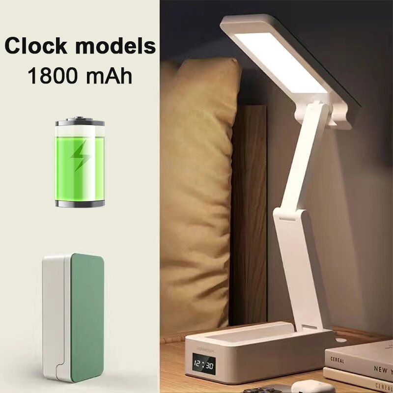 Складная настольная лампа lyfs Green 1800mAH Clock
