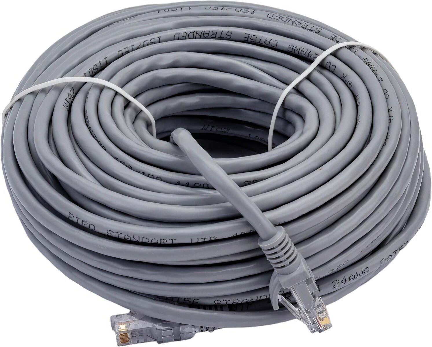 Патч-корд Ripo standart utp4 cat 5e, cu, rj45, 25 м, серый 003-300129