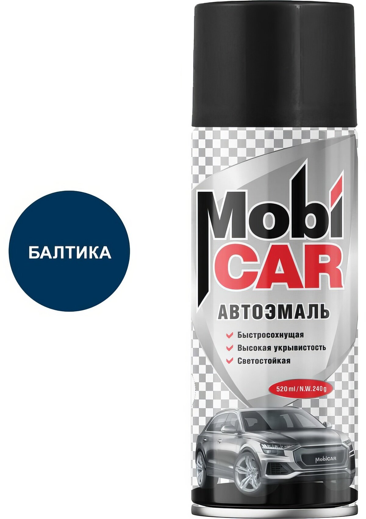 Аэрозольная автоэмаль Mobicar 520 мл 420 балтика 0501-420 MC