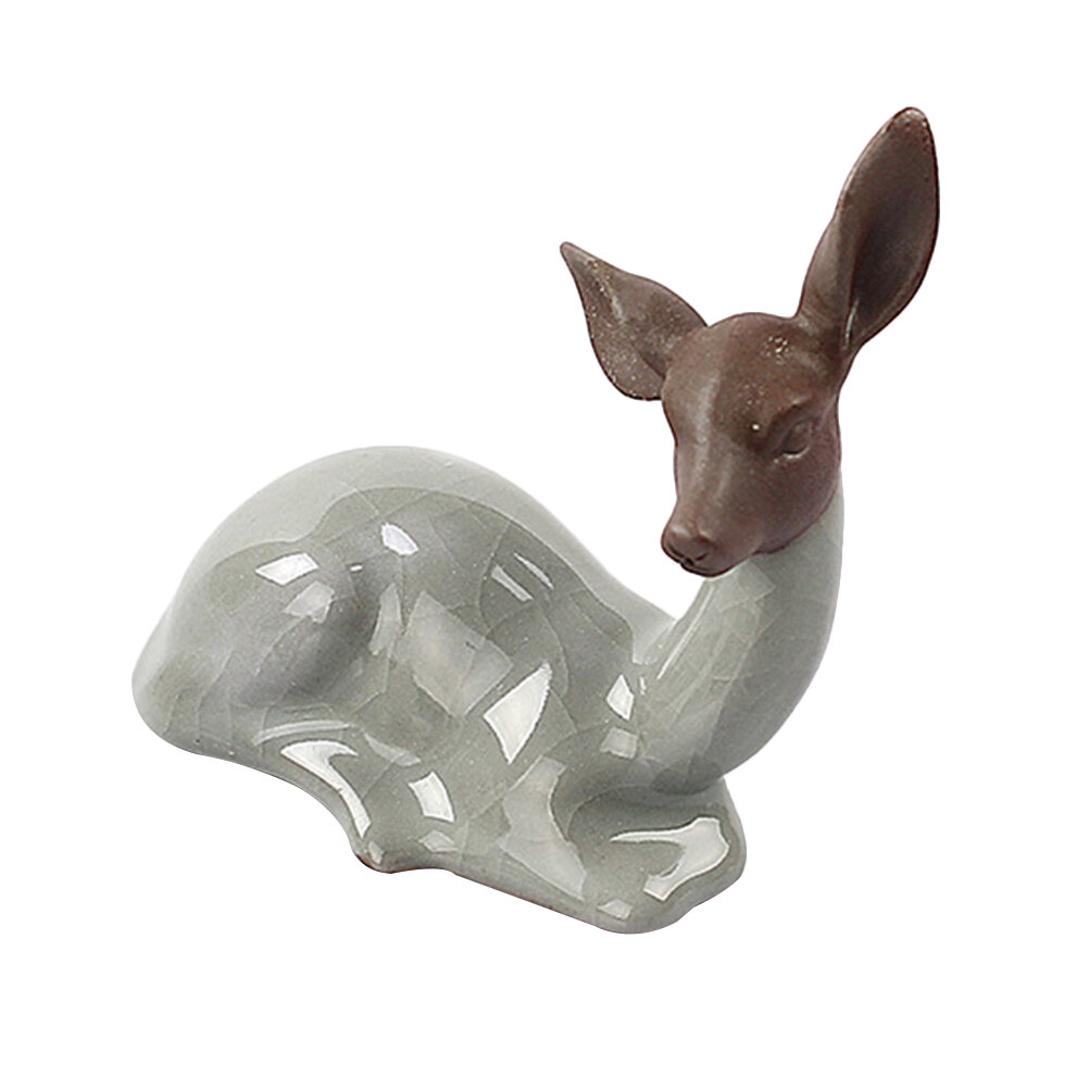 Фигурка Оленя Из Керамики Для Украшения Дома И Столов 6X5.5 Cm Идеальный Подарок На Праздники
