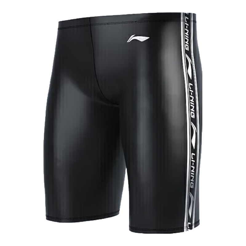 Мужские плавки Li-Ning быстросохнущие коленные плавки черные XL эластичные комфортные нелипкие Размер：XLЦвет：Черный