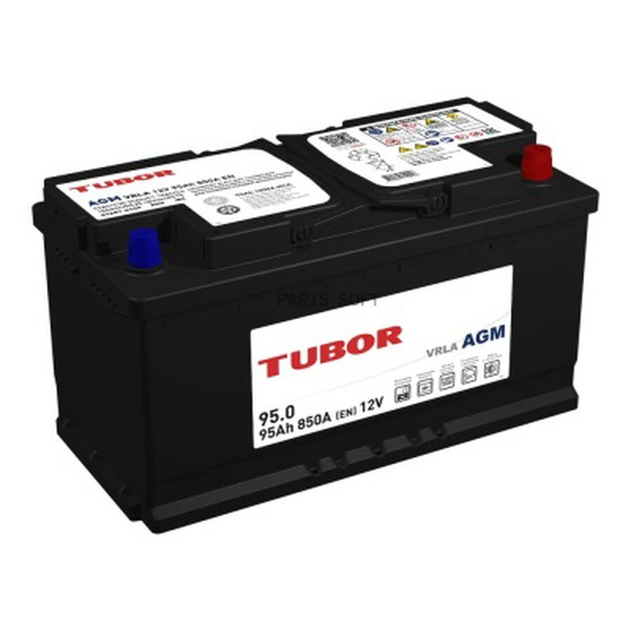 АКБ TUBOR AGM 6CT-95.0 VRLA от официального дистрибьютора, TUBOR, артикул 4610082700116