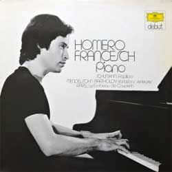 Винил LP HOMERO FRANCESCH, Piano. SCHUMANN, MENDELSSOHN BARTHOLDY, RAVEL 'Papillons/Variations Serieuses/Le Tombeau De Couperin' (1974 German press, laminated, 2555 011, mint/ex+)