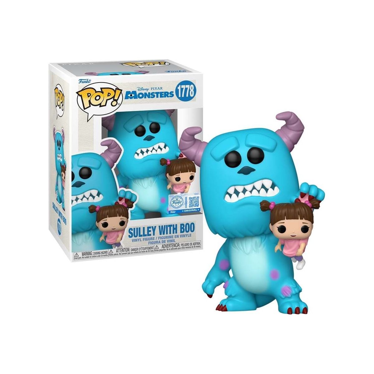 Фигурки Funko Pop Disney и Pixar - Коллекционная фигурка Sulley with Boo/Салли с Бу - Фанко 1778