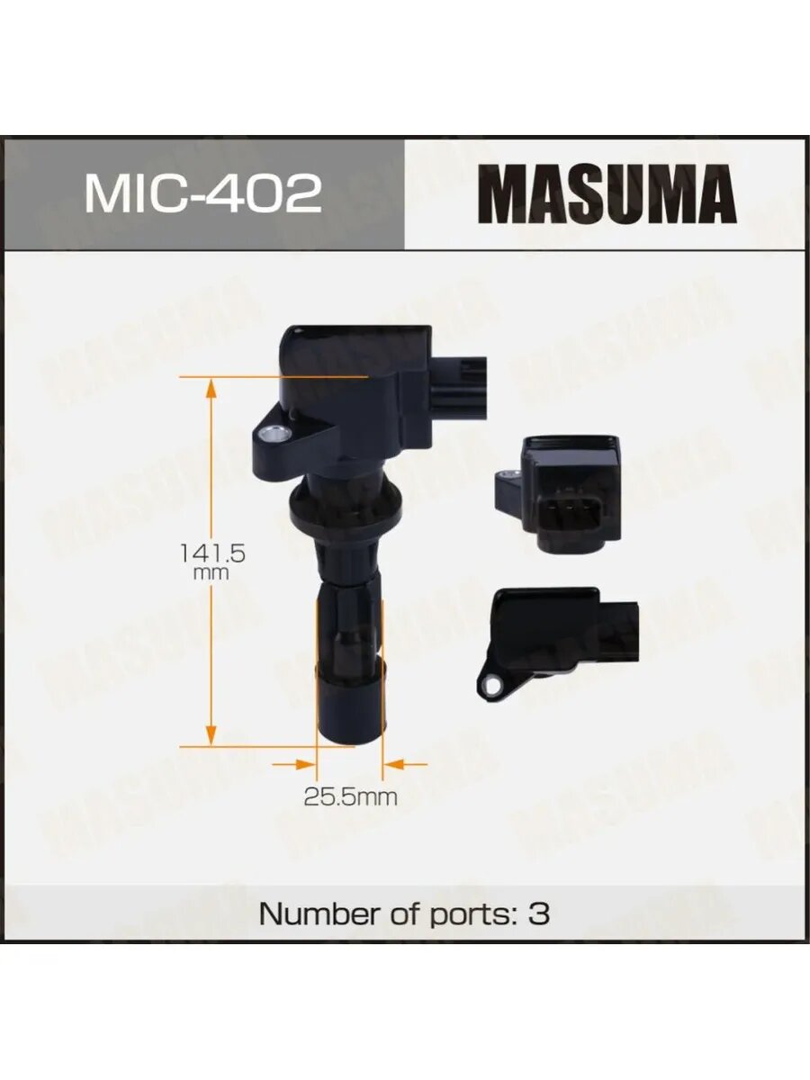 Катушка зажигания для а/м Mazda 3 (BK, BL) 03-, Mazda 6, арт. MIC402