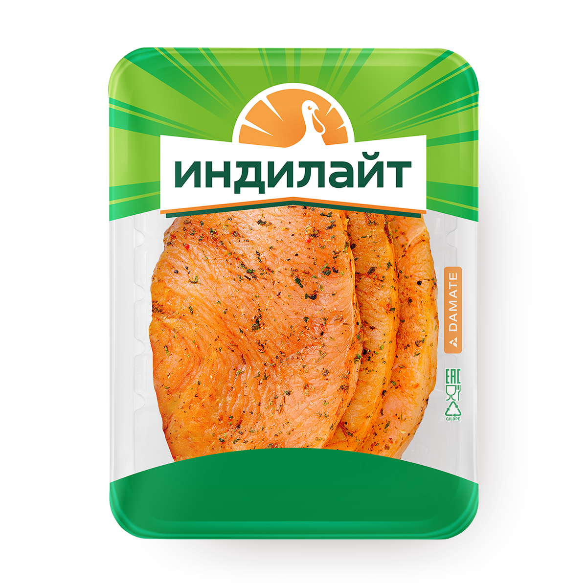 Стейк-Экспресс из филе грудки индейки «Индилайт» в пряных специях