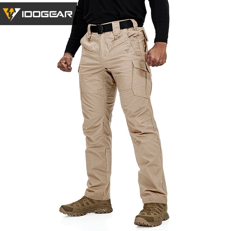 IDOGEAR тактические брюки Flex Ripstop черные 3216 Бежевый, 32W34L, Бежевый, Khaki