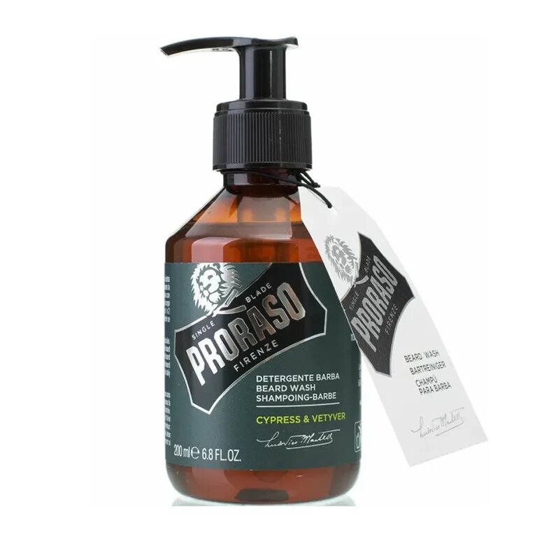 Proraso Шампунь для бороды CYPRESS & VETYVER 200 мл 200 мл