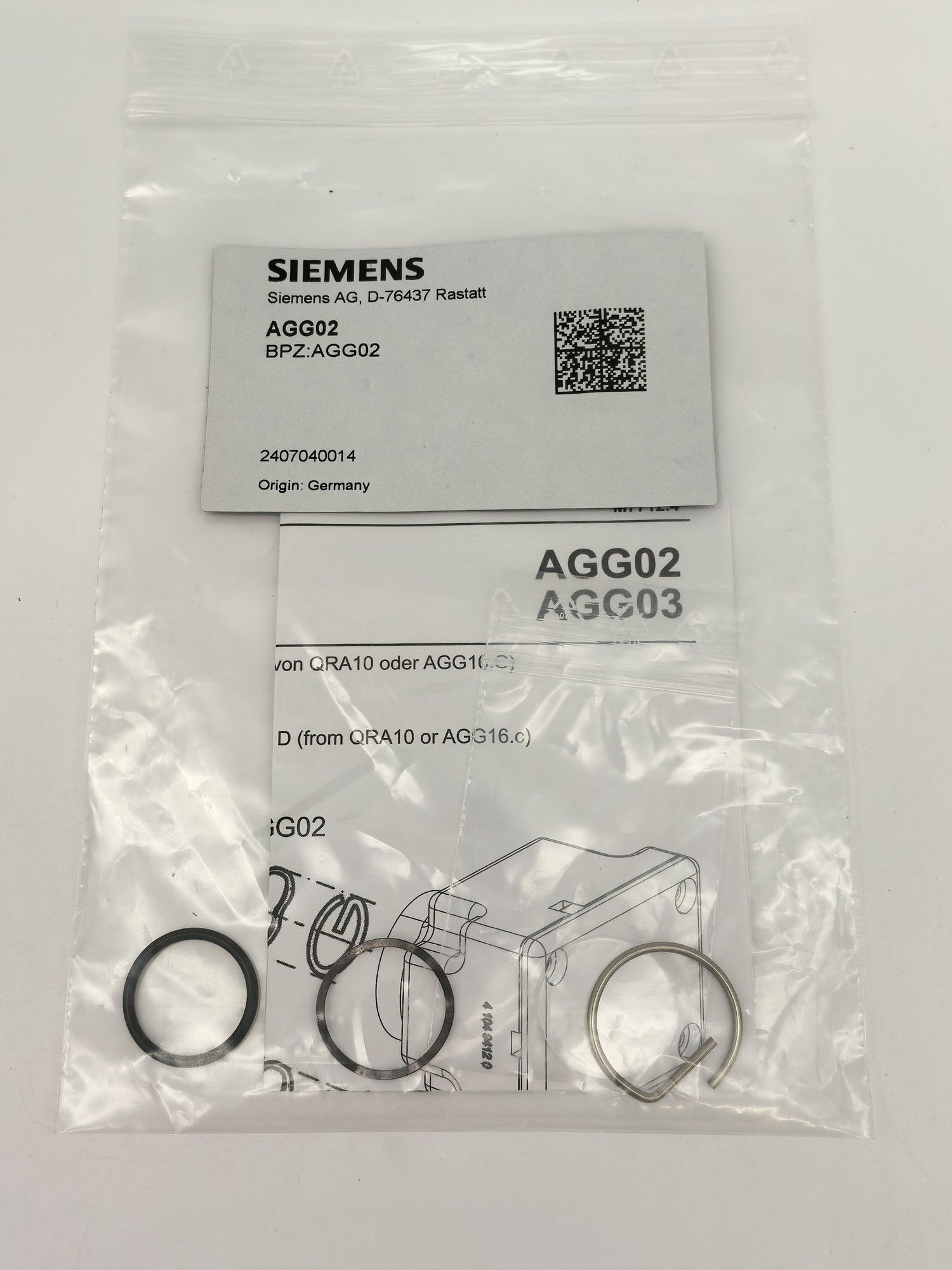 Теплоизоляционное стекло Siemens AGG02 для защиты датчиков пламени серии QRA