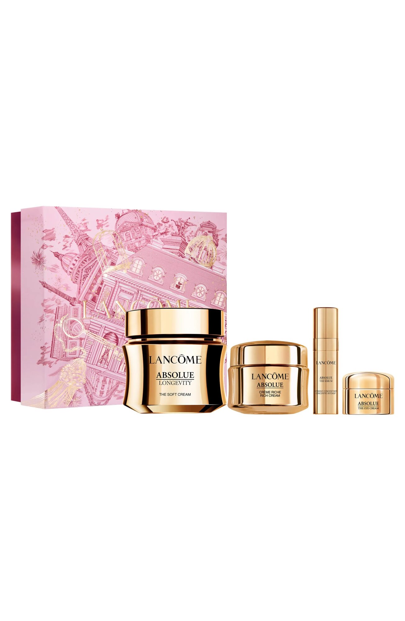 Lancome Absolue Skincare Holiday Collection 4-Piece Gift Set| Limited Edition| уход за кожей| SPA не выходя из дома.